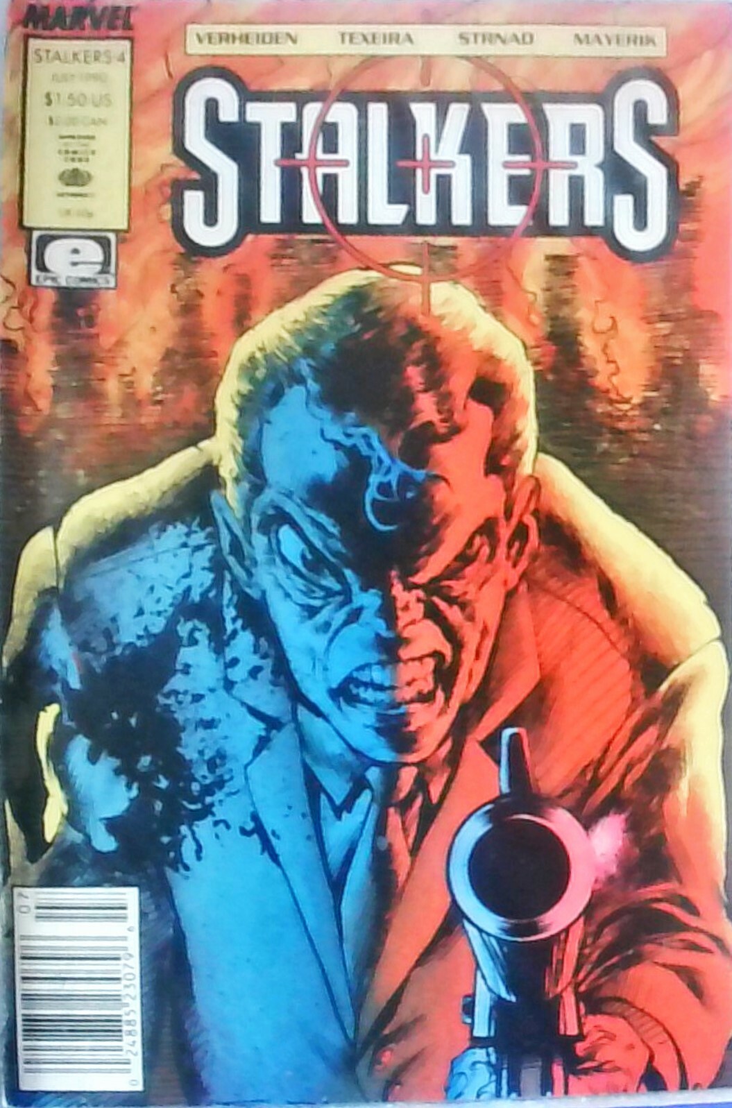 Stalkers vol no.1 no.4 Issue 1990,published by epic comics.(stock no ...