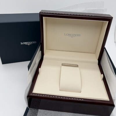 Genuine Original Longines Wooden Wood Watch Box Case with Cleaning ...