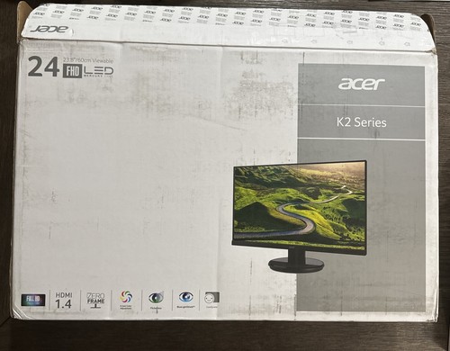 Acer K242HYL 23.8 inch Widescreen LED Monitor - BlueLight Shield OPEN ...