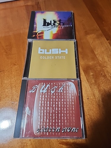 Lot Of (3) BUSH CDs Sixteen Stone, Razorblade Suitcase, Golden State ...