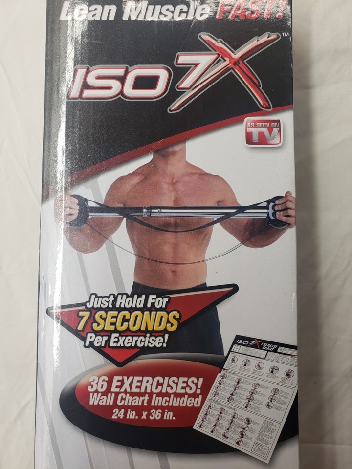 Ontel ISO 7X Isometric Workout Bar - Silver 735541608094| eBay
