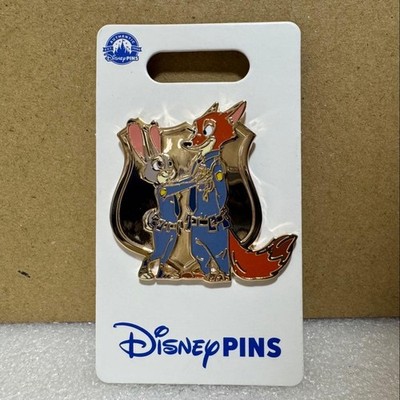 Disney Store Judy Hopps Nick Wilde Pin Badge Graduation Zootopia | eBay ...