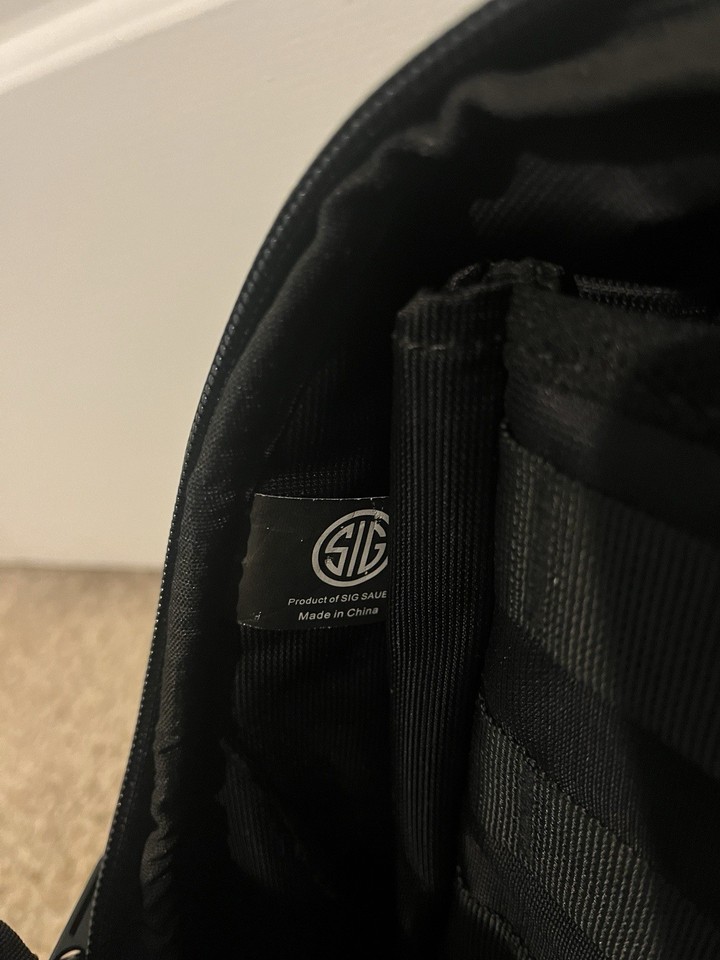 Sig Sauer Tactical Messenger Bag Dark Gray Laptop Commuter Travel ...