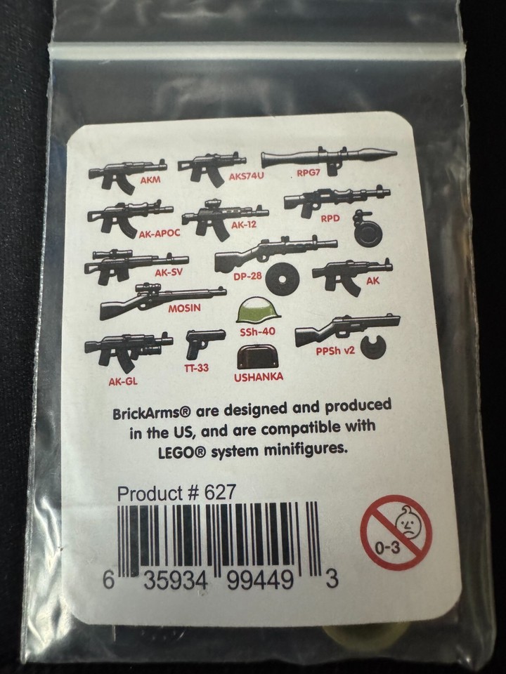 Brickarms Russian Pack V2- for Minifigures -NEW | eBay