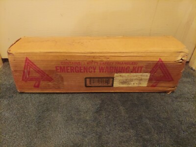 emergency warning kit 3 Reflective safety triangles DOT approved | eBay