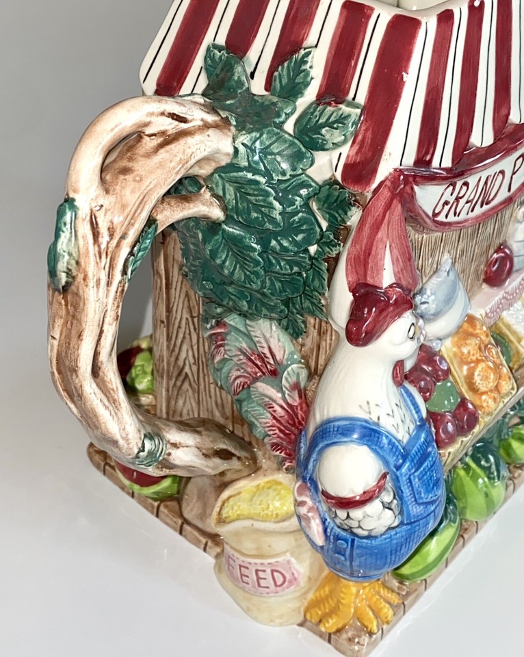 Fitz and Floyd Old MacDonald's Country Fair Pitcher /Mrs Hopper’s ...