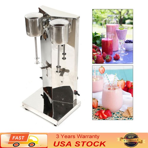 Double-Head Commercial Milk Shaker Machine Maker Ice Cream Mixer ...