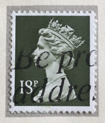 Great Britain stamps - Queen Elizabeth II 18p British penny 1984 Sg:GB ...