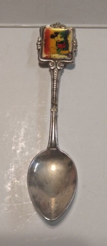 Perfection New Zealand Disney Micky Unlimited Silver Plated Spoon * | eBay