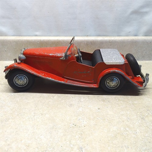 Vintage Doepke Model Toys MG Car, Diecast Vehicle Red | eBay