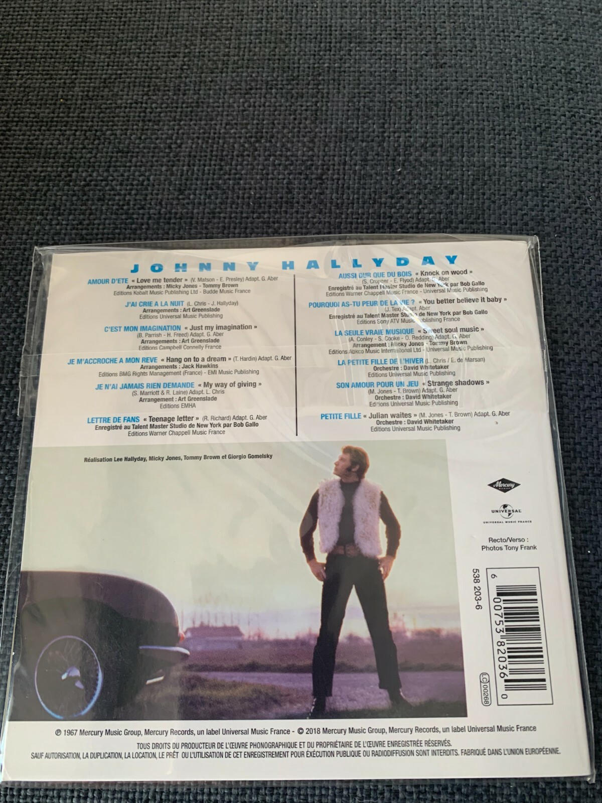 CD*JOHNNY HALLYDAY*JOHNNY 67* ALBUM STORY MERCURY 5000 EX (NEUF-RARE ...