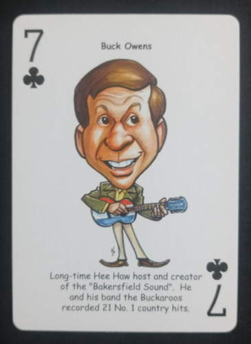 2023 Hero Decks Country Music Legends Buck Owens 7 Clubs | eBay