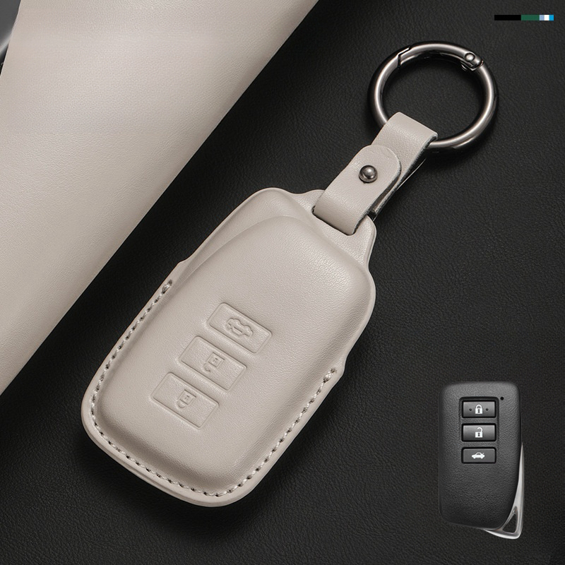 Genuine Leather Car Key Fob Case Cover Bag For Lexus 450H NX RX IS GS ...