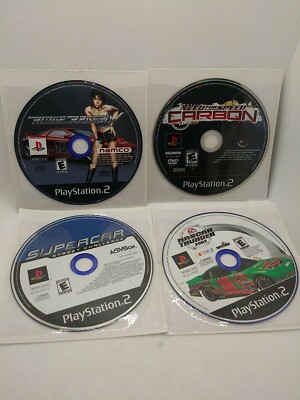 Need For Speed Carbon Ridge Racer Nascar Ps2 Lot Of 4 Racing Games ...