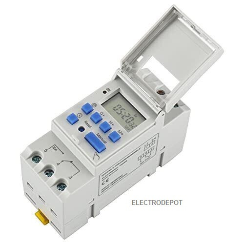 Programmable 24H 7Day Timer 110V 120V and 220V Time Relay Switch AC, w ...