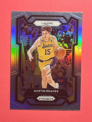 2023-2024 Panini Prizm Austin Reeves Silver Prizm #76 Los Angeles ...