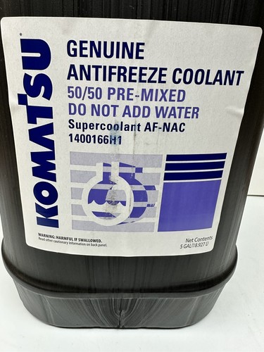 Komatsu Antifreeze Coolant AF-NAC 50/50, 5-gallon | eBay