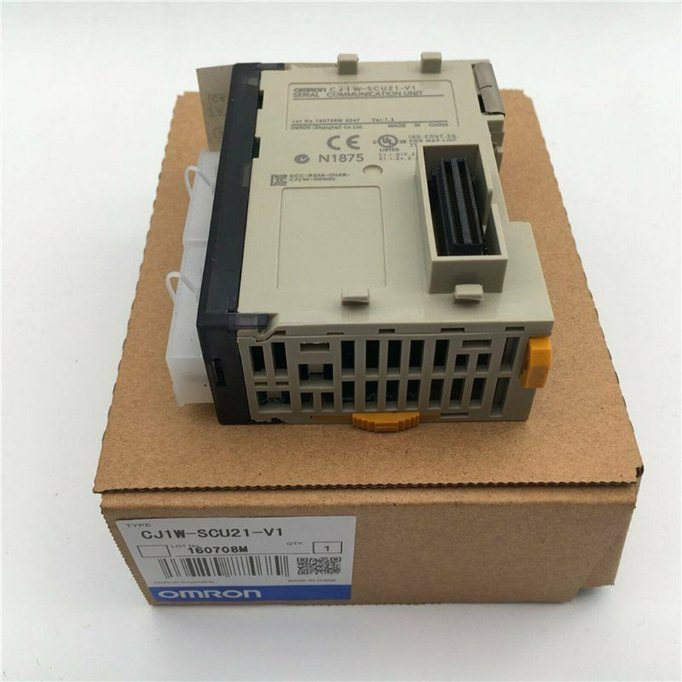 New In Box OMRON Serial Communication Unit CJ1W-SCU21-V1 CJ1WSCU21V1 ...