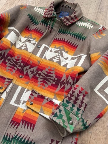 Vintage Pendleton Wool Blanket Coat 80s 90s Men’s M/L “Chief Joseph ...