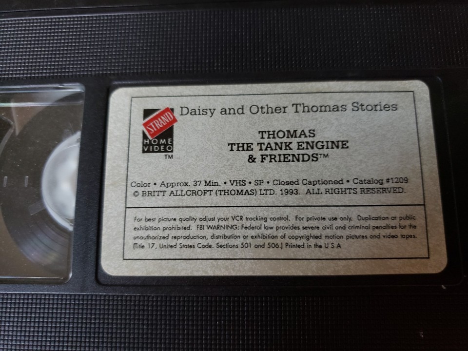 Thomas The Tank Engine And Friends Daisy And Other Thomas Stories VHS ...