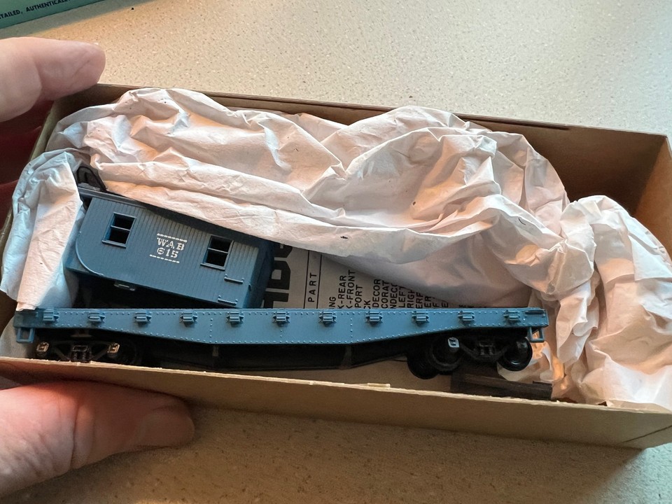Athearn HO Scale Model Kit # 1278 Wabash Work Caboose in Box ...