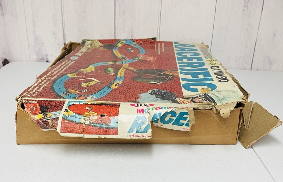 Vintage 1960s Ideal Motorific Racerific Jaguar Race Set READ | eBay