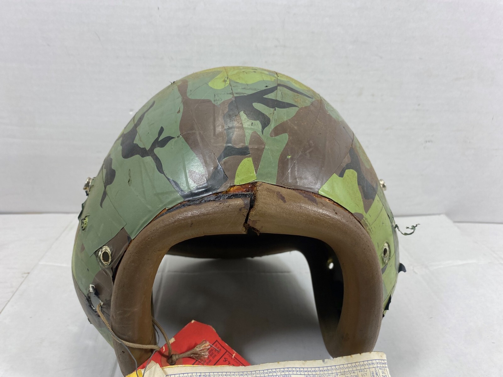 B-52 Camo Hgu-26 Flight Helmet Shell, used-demil Medium Carswell Tags ...