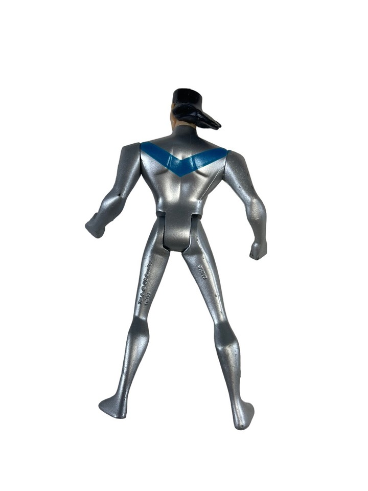 Batman NIGHTWING Action Figure (Silver Variant) 2003/2005 Mattel Loose ...