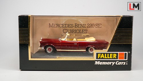1:43 Faller MB 220 SE Cabrio Memory Cars // M_635 | eBay