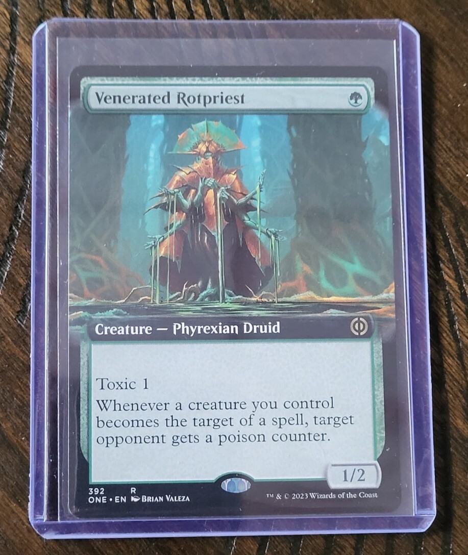 Venerated Rotpriest (Extended Art) Phyrexia ONE MTG Rare 392 - Unplayed ...