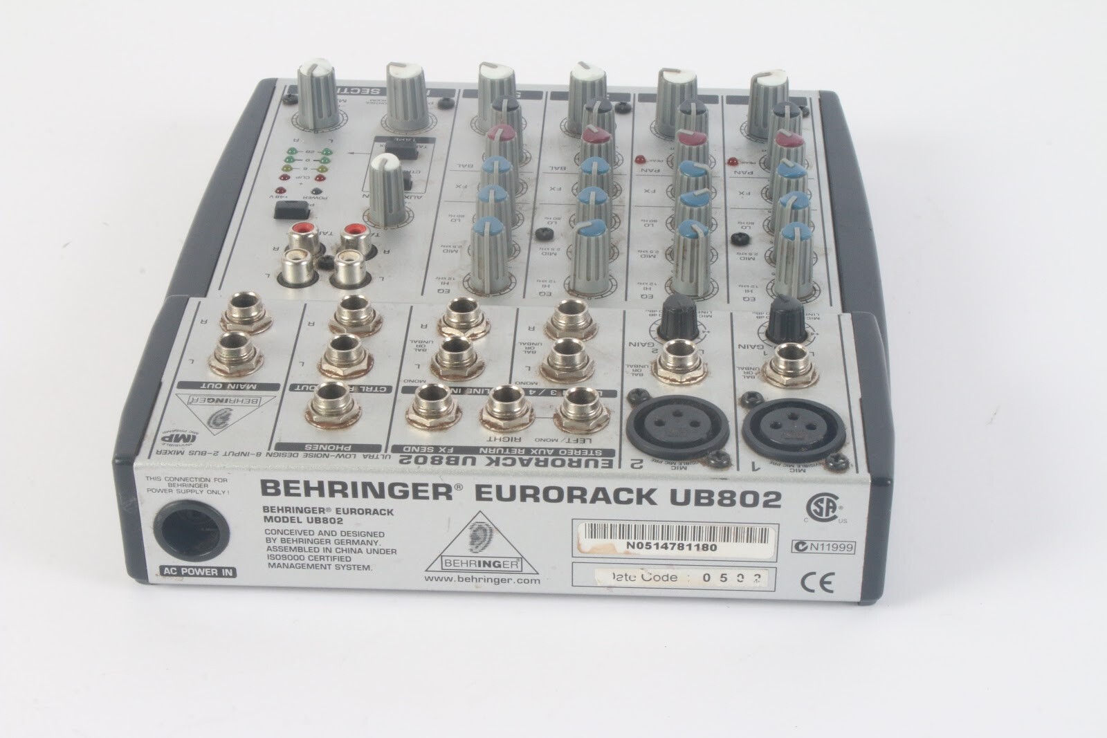 Behringer Eurorack UB802 8 Input 2 Bus Mixer for sale online | eBay