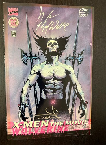 X-MEN MOVIE WOLVERINE #1 (Dynamic Forces 2000) -- SIGNED X 3 -- Jae Lee ...