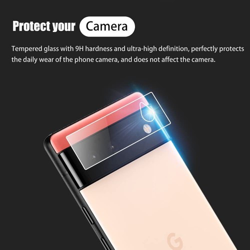 Back Camera Lens Tempered Glass Film Protector For Google Pixel 6 6A ...