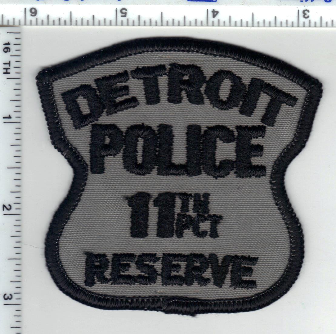 Detroit Police (Michigan) 11th Precinct Reserve Shoulder Patch - new ...