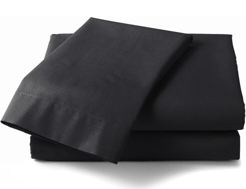 Zen Bamboo Luxury 1500 Series Bed Sheets - Twin Black | eBay