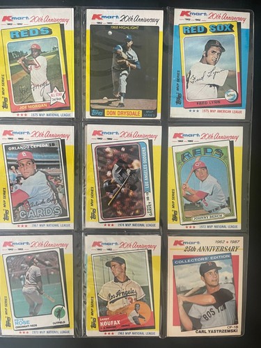 51 TOPPS KMART 20TH ANNIVERSARY BASEBALL STAR CARDS | eBay
