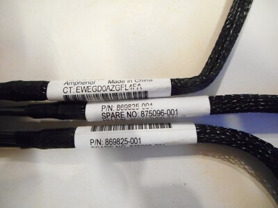 PAIR AMPHENOL 869825-001 SP 875096-001 HHP/N 350732V00-245-G HP ...