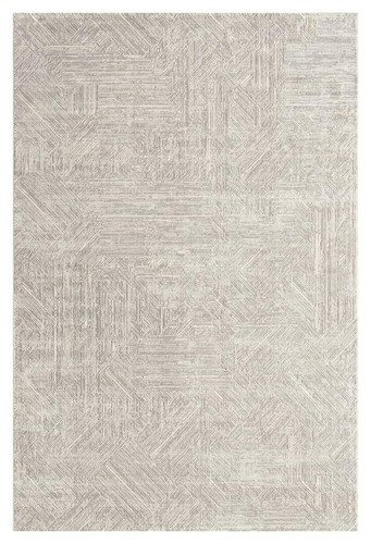 Grey Modern Bohemian Hi & Low Pile Rug Large Designer Floor Rug *FREE ...