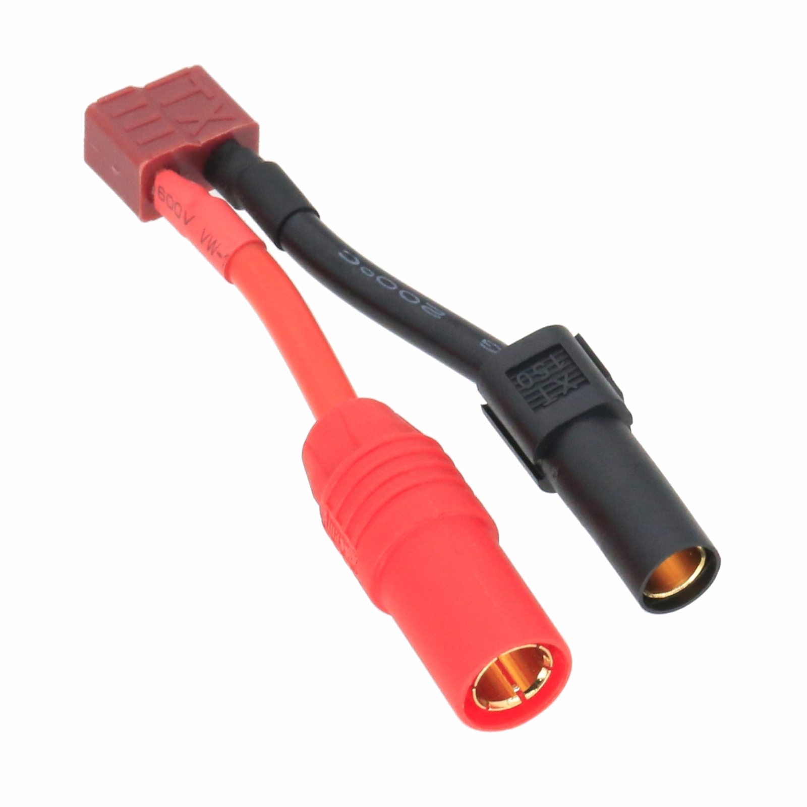 AS150 XT150 Female to Deans Nylon T Plug Female Cable 12AWG 5CM Wire ...