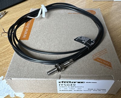 IFM IY5049 Inductive Proximity Sensor Switch M5 10-36V DC IYB31 5-BPKG ...