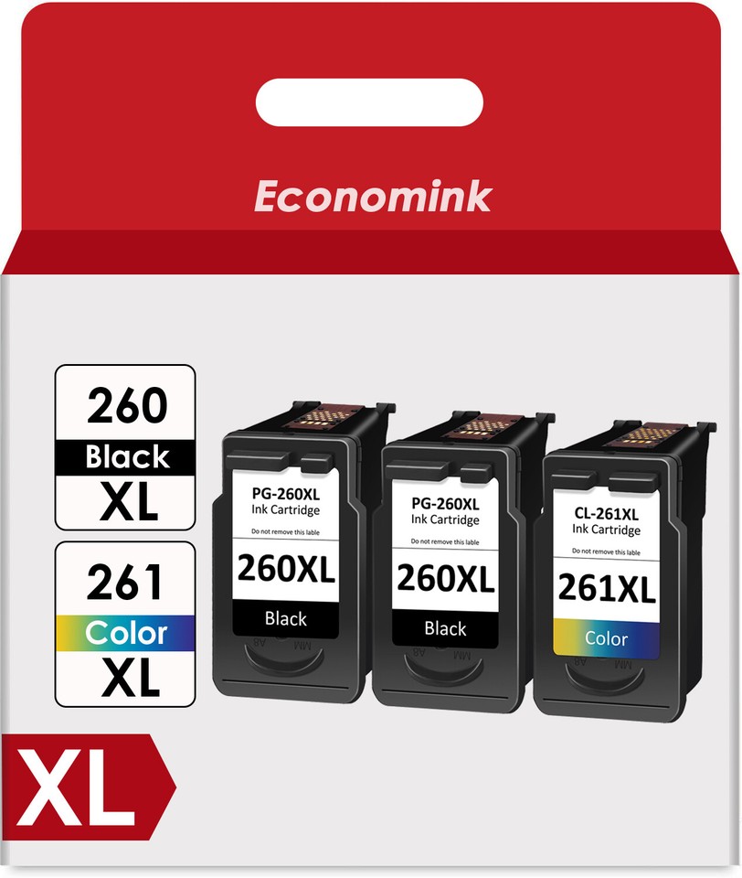 PG-260XL CL-261 XL Ink Cartridges for Canon 260 261 Pixma TS6420 ...