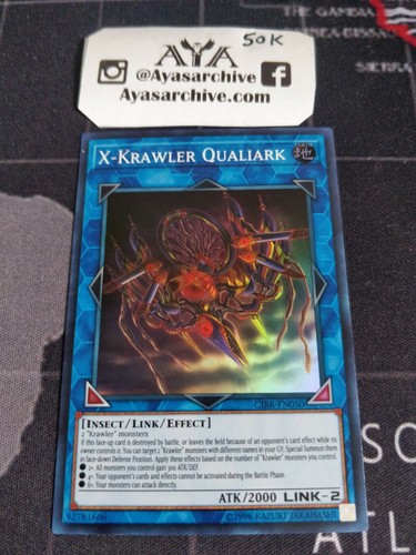 X-KRAWLER QUALIARK - SUPER RARE NM CIBR-EN050 - YUGIOH | eBay