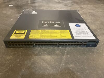 Cisco Catalyst WS-C4948-10GE-E 48 Port Networking Switch w/ Dual PSU | eBay