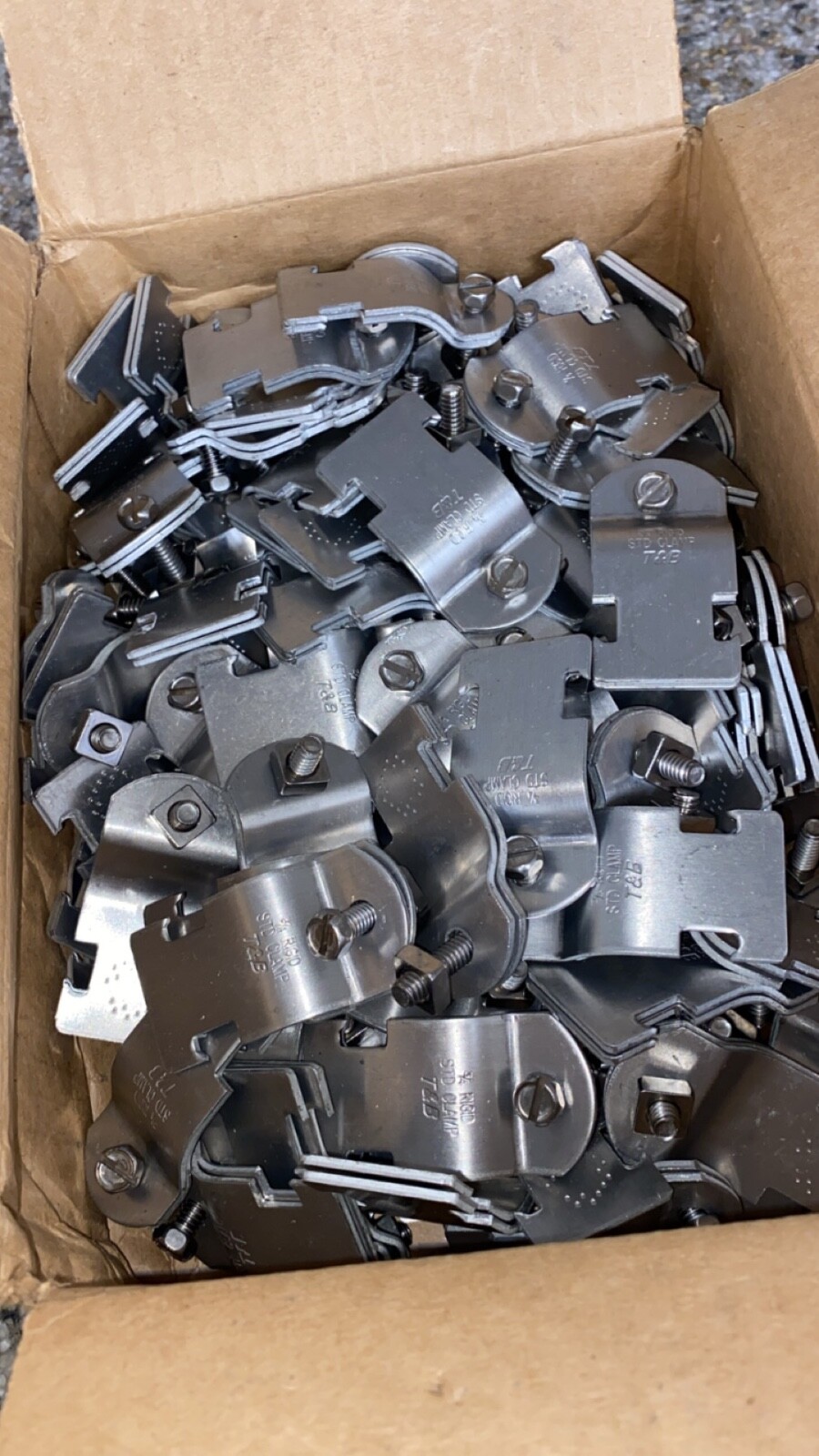 Thomas & Betts 702-3/4AL 2-Piece Aluminum Straps Box of 100 | eBay