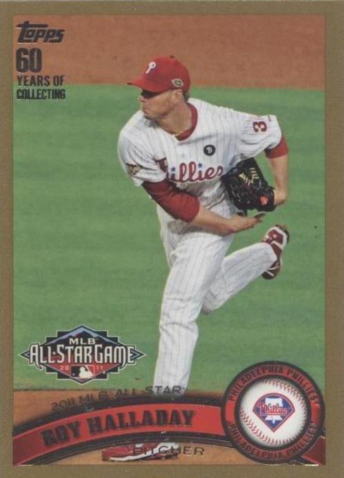 2011 Topps Update Series - All-Star Roy Halladay #US85 Gold /2011 for ...