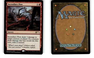 MTG Friday Night Magic Promo Incendiary Flow Foil FNM 003/012 P NM/MT ...