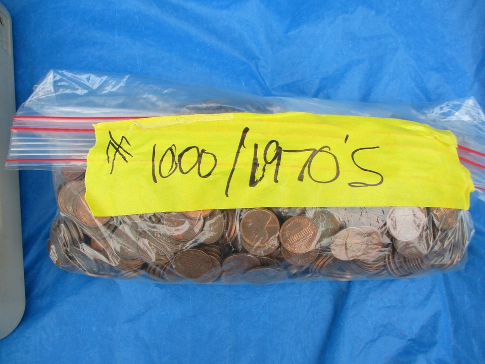 1000-1970's penny's Bulk lot var. mints, years, circulated READ | eBay