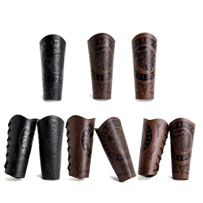 Arm Guard Gauntlet Wristband Role Playing Armguards Wide Knight Arm ...
