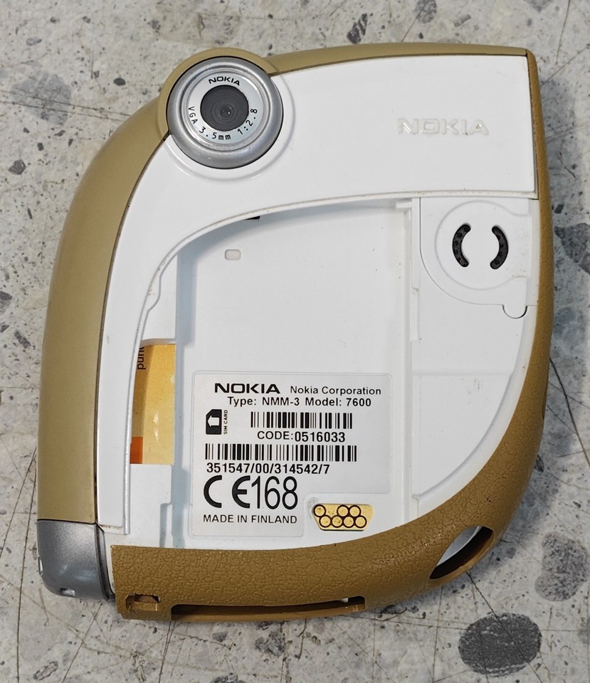 NOKIA 7600 Vintage Mobile camera phone Boxed 2003 RARE needs ...