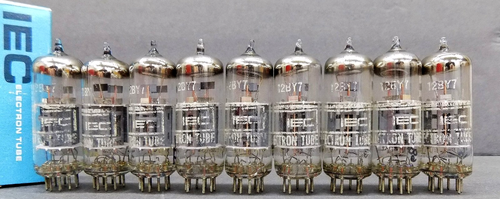 Nice Group of 9 Matched Vintage IEC 12BY7/12BV7/2DQ7 Vacuum Tubes | eBay